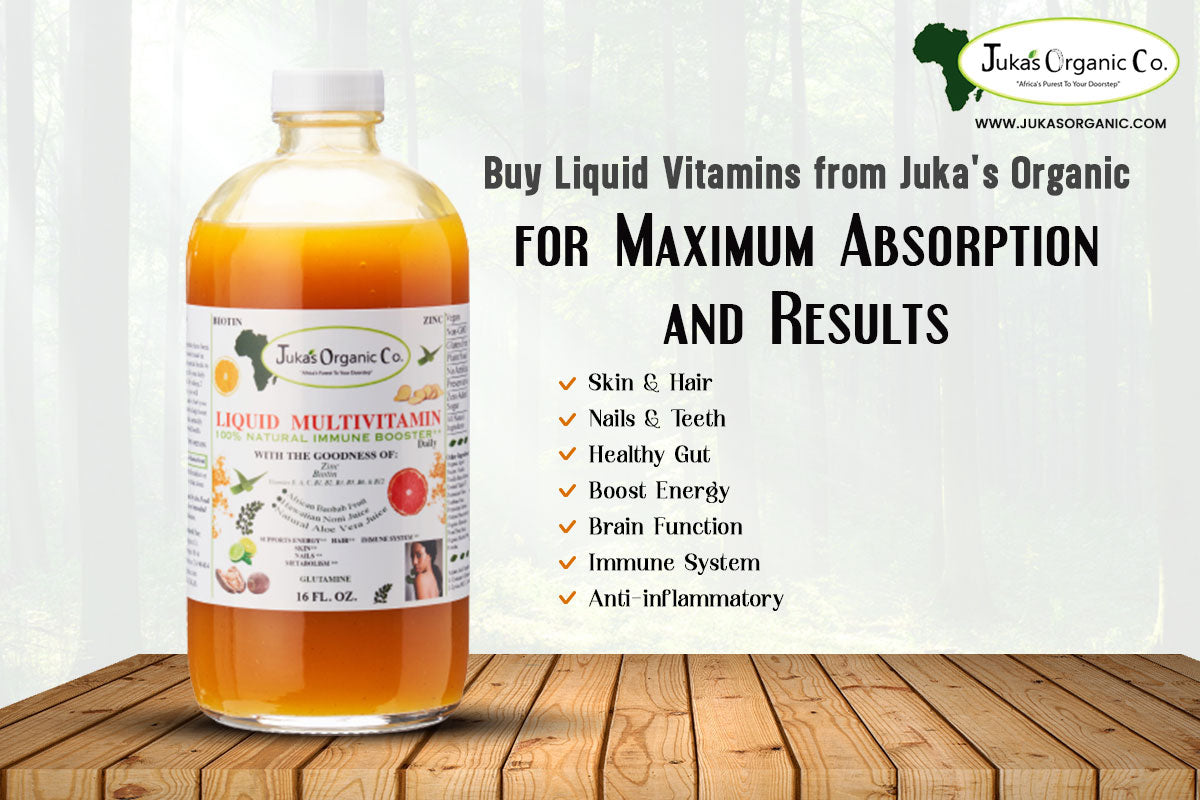 Buy Liquid Vitamins from Juka's Organic for Maximum Absorption and Res ...